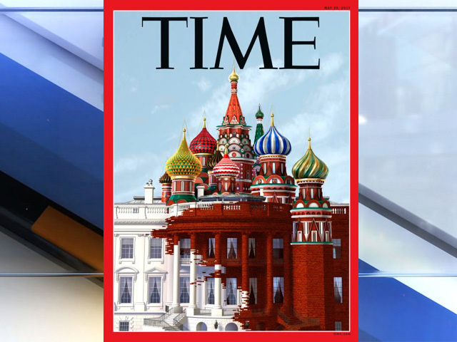 TIME magazine cover shows White House blending with iconic Russian ...