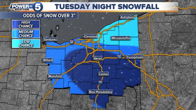 Another sneaky chance for snow to kick off spring in Northeast Ohio ...