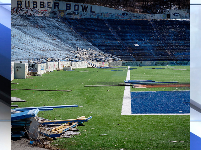 Akron to begin emergency demolition of iconic Rubber Bowl stadium ...