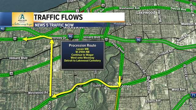Procession route for fallen Cleveland officer will impact traffic ...