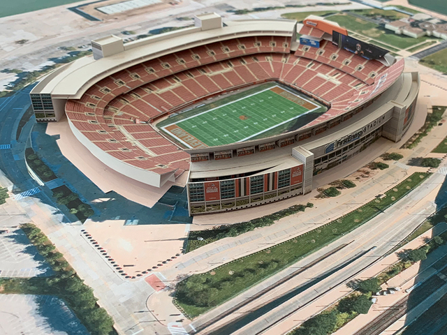 Miniature First Energy Stadium being raffled to benefit local nonprofit ...